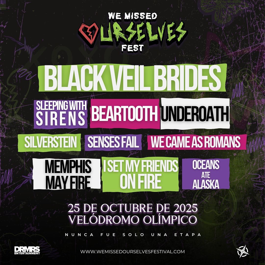 We Missed Ourselves Fest 2025 regresa lo Emo a México - Al Chile MX